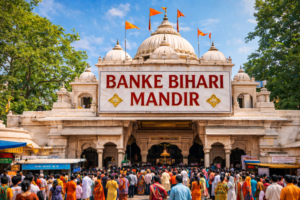 बांके बिहारी मंदिर वृंदावन: इतिहास, महत्व और दर्शन का समय | संपूर्ण जानकारी